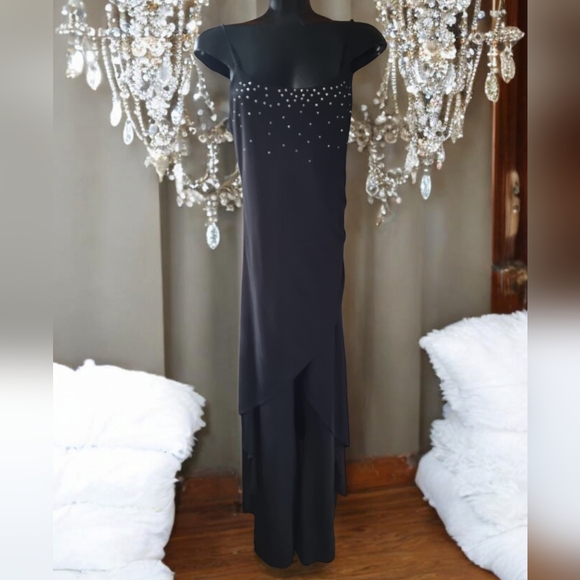 Capucino | Pants & Jumpsuits | Vintage Capucino Elegant Palazzo One ...
